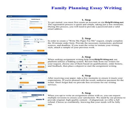 Family Planning Essay Writing | PDF | Homework and Study | Education