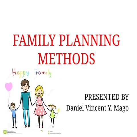 Family planning method | PPTX