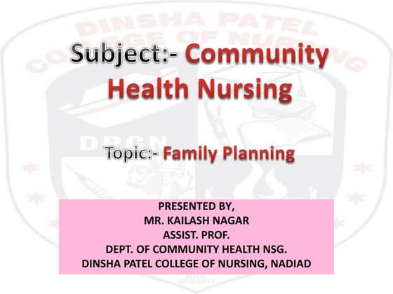 Methods of family planning | PPT