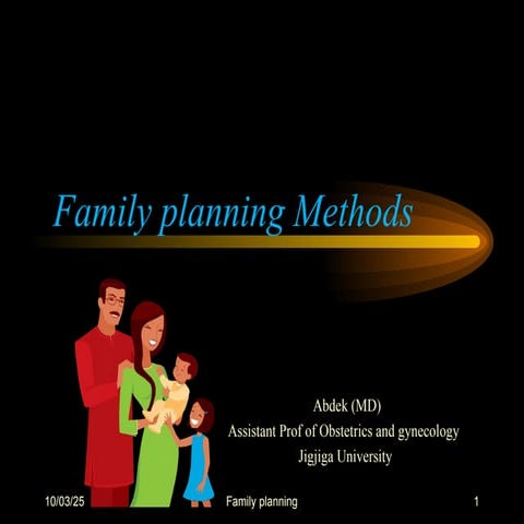 Family Planning Methods Ppt Well Explained Ppt Ppt