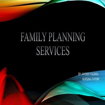 Family planning | PPT