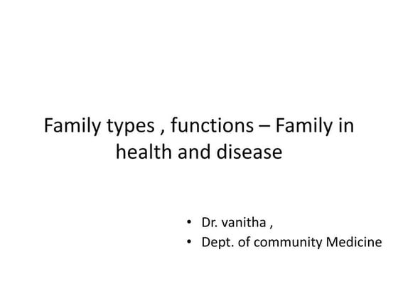 Types of family | PPT