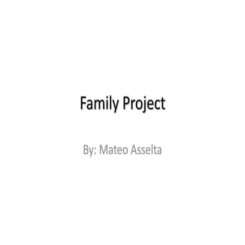 Assesment rubric for a family tree | ODT