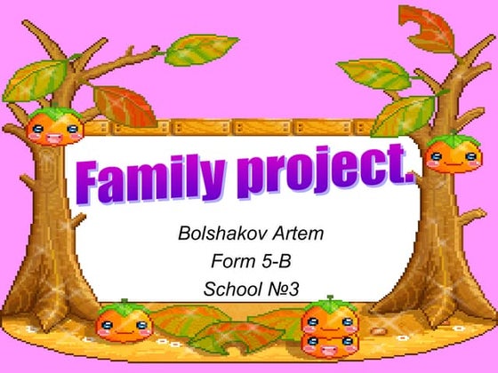 Me and my family Project | PDF