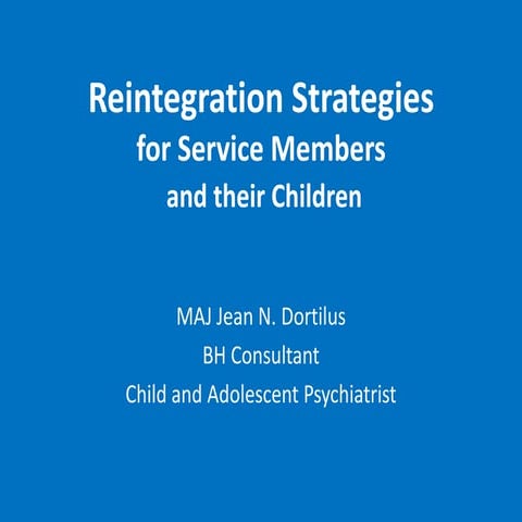 Family reintegration strategies | PPTX