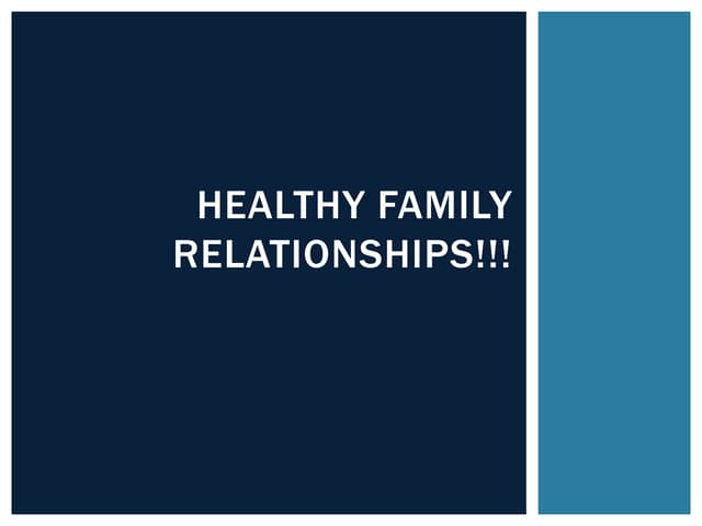 Types of family structures | PPTX