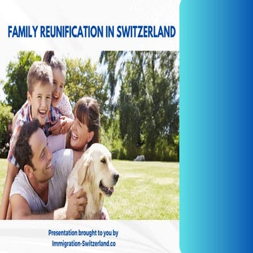 Guide on the Family Reunification in Switzerland | PDF