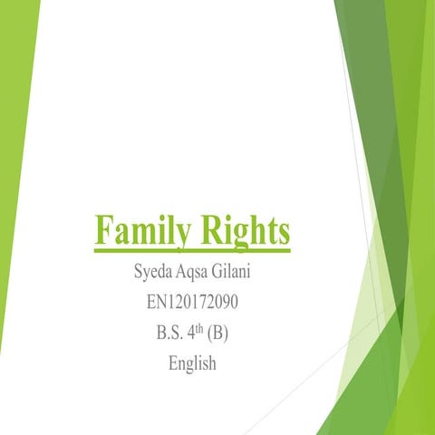 Family rights | PPTX