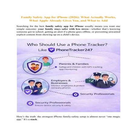 Family Safety App for iPhone (2026)_ What Actually Works, What Apple ...