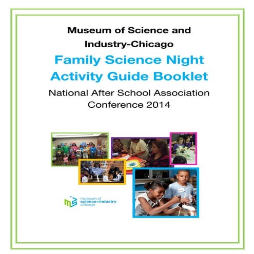 Family Science Night Activity Guide Booklet | PDF