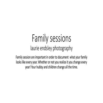 Family sessions | PDF