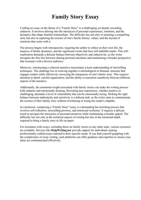 Family History Essay Examples.pdf