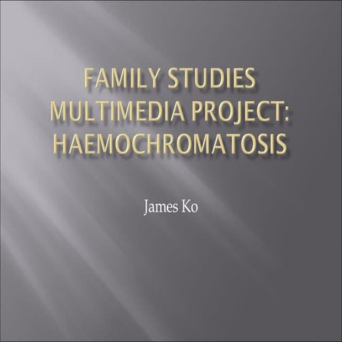 Family Studies Multimedia Project | PPT