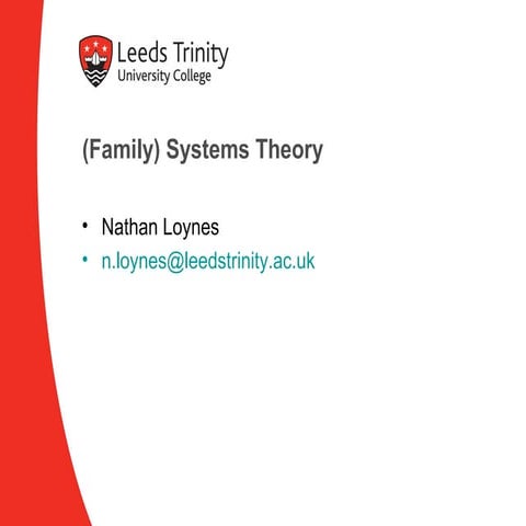 Family systems theory | PPT