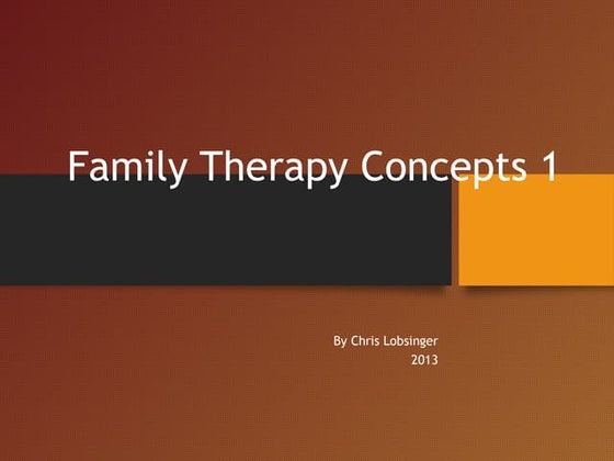 Structural family therapy | PPT