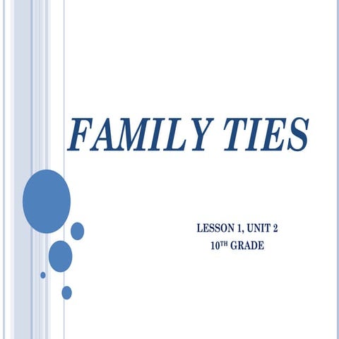 Family ties | PPT