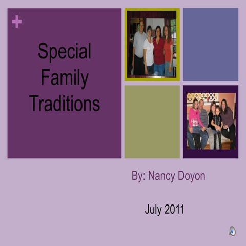 Family traditions | PPTX