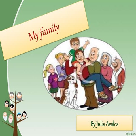 Family tree (countries, nationalities, occupations, family members) | PPT