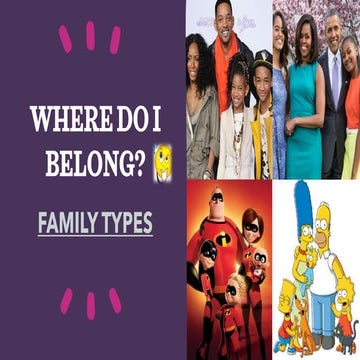 PowerPoint showing different family type | PDF
