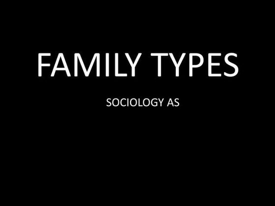 Types of family | PPT