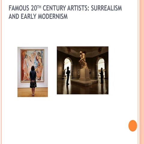 Famous 20th century artists presentation eng | PPT