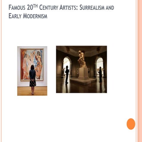 Famous 20th century artists presentation eng | PPT