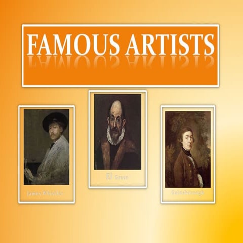 Famous artists | PPTX