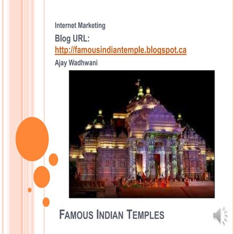 Famous indian temples | PPTX