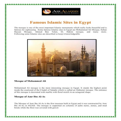 Famous Islamic Sites in Egypt.pdf