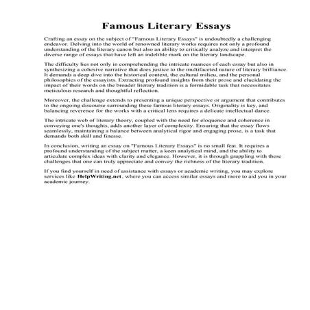 Famous Literary Essays.pdf