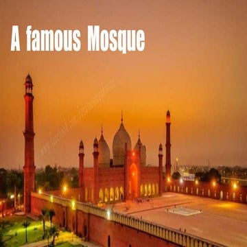 Famous mosque | PPTX | Islam | Religion & Spirituality