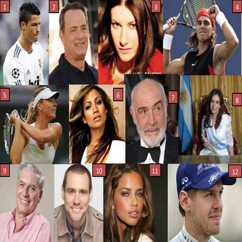 famous people jobs around the world!!!!! | PPT