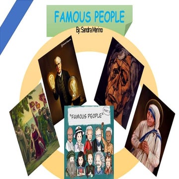 FAMOUS PEOPLE SPEAKING | PPTX