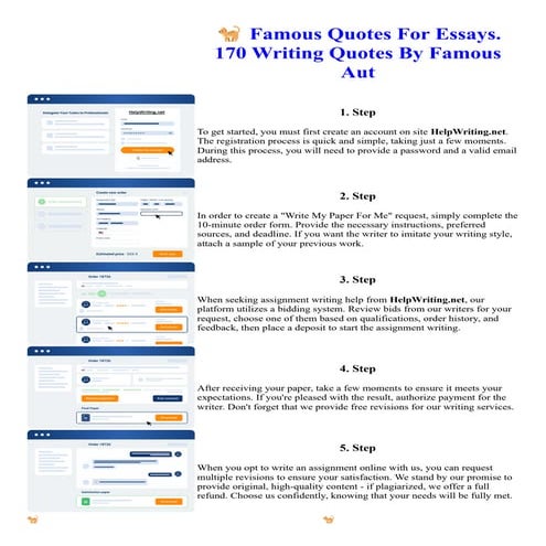 Famous Quotes For Essays. 170 Writing Quotes By Famous Aut | PDF