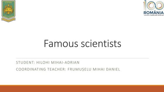 Famous scientist and inventions | PPTX | Physics | Science