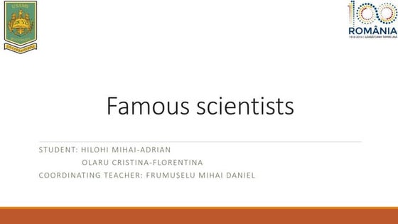 Famous scientist and inventions | PPTX | Physics | Science