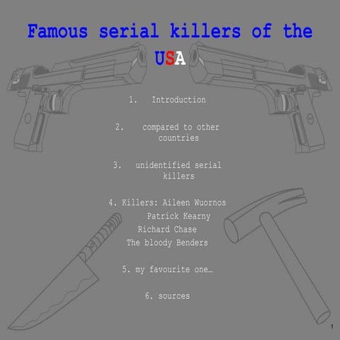 Presentation Famous serial killers of the USA.ppt
