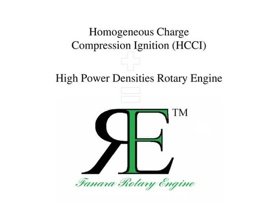 HCCI-VCR Rotary Engine Technical Paper | PDF