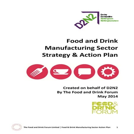 Food & Drink Manufacturing Sector, Strategy & Action Plan | PDF | Food ...