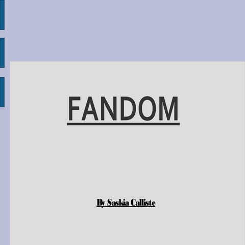 Fandom | ODP