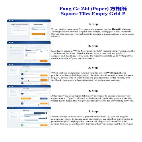 Fang Ge Zhi (Paper) Square Tiles Empty Grid P | PDF