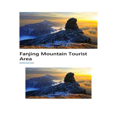 Fanjing mountain tourist area | PDF