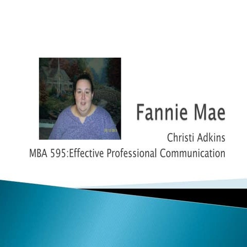 Fannie mae power point | PPTX