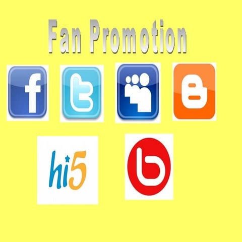 Fan promotion | PPT