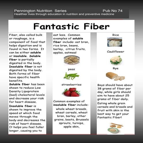 What kids need to know about fiber | PDF