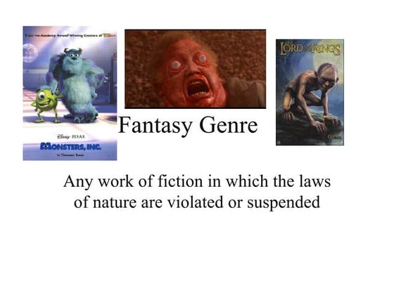 Reader's Advisory Presentation on Fantasy | PDF