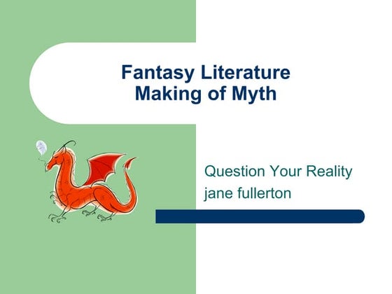 Fantasy Genre Examples | PPT