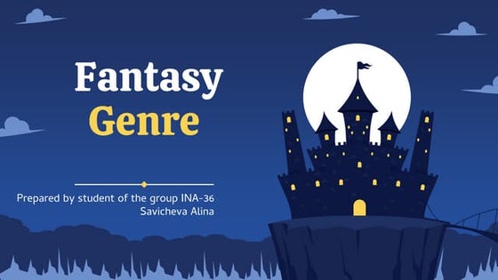 Conventions of the Fantasy genre | PPTX | Fantasy | Genres