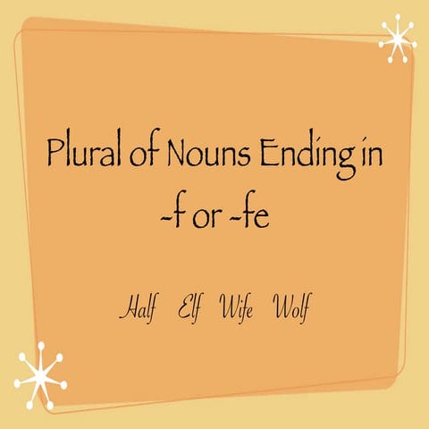 Plural nouns ending in y | PPTX