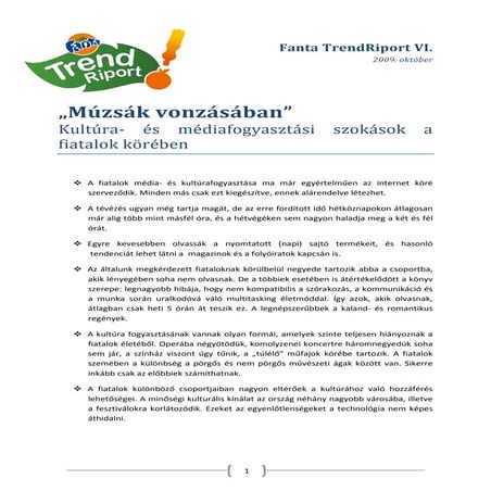 Fanta Trendriport 6 | PDF